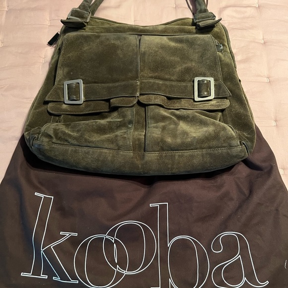 Kooba | Bags | Kooba Suede Leather Large Roomy Handbag | Poshmark